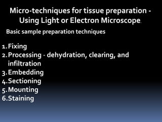 Intro to histology | PPTX