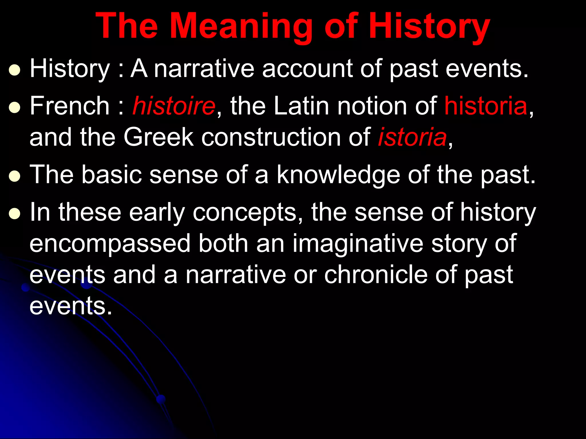 History: An Introdction | PPT
