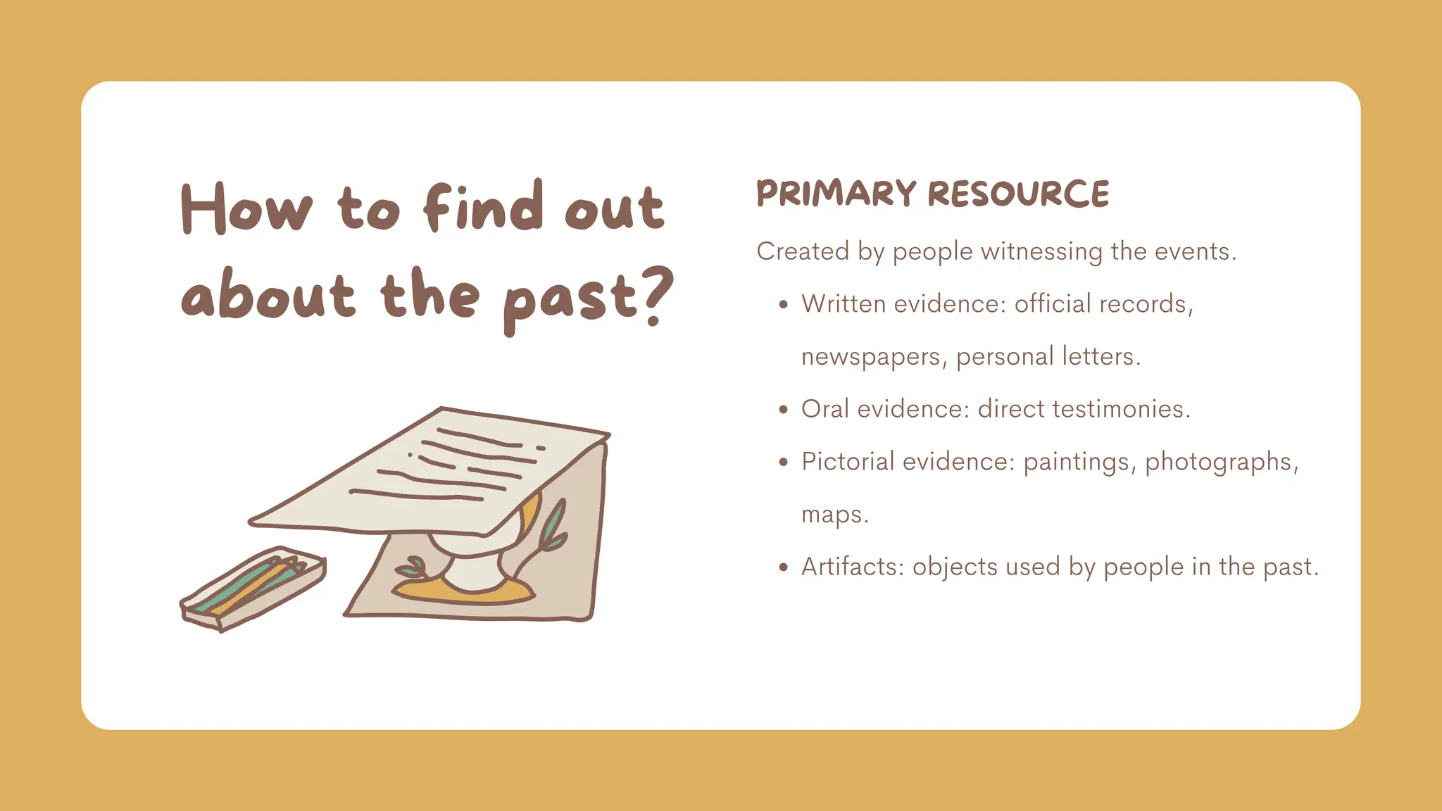 An Introduction to History for Grade 7 Social Studies | PPT