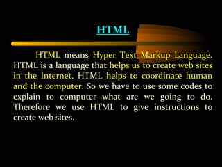 Intro to html | PPT