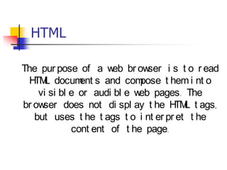 Intro to html | PPTX