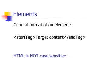 Intro to html | PPTX