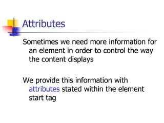 Intro to html | PPTX