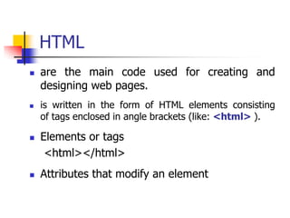 Intro to html | PPT
