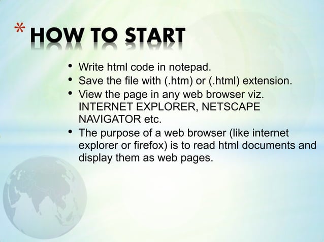 Intro to html revised2 | PPT