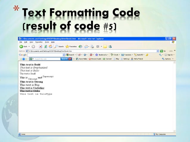Intro to html revised2 | PPT