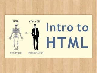 Introduction to HTML | PPTX | Web Design and HTML | Internet