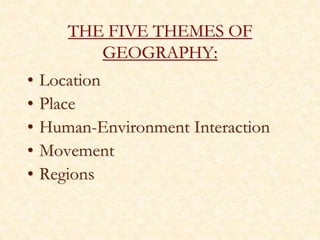 intro_to_human geography: A guide for lecture | PPT