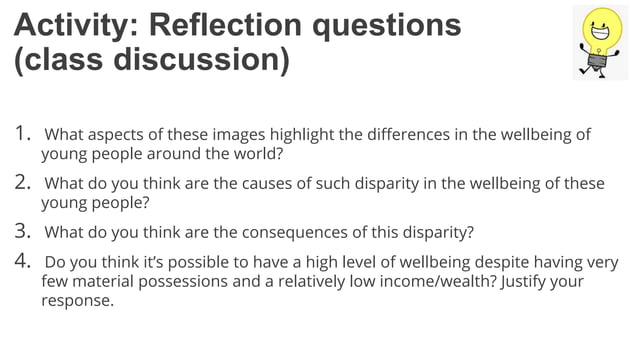 Introduction to Human Wellbeing in geography | PPT