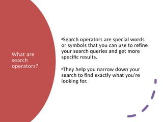 Intro to ICT Lecture - 2.1 (Search engines).pptx