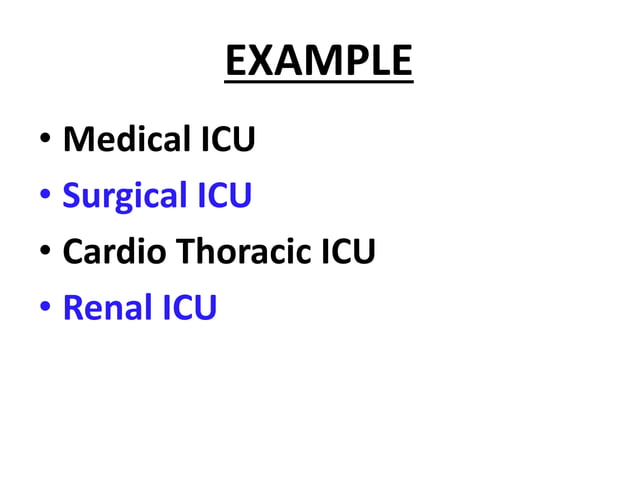 INTRODUCTION TO ICU | PPTX