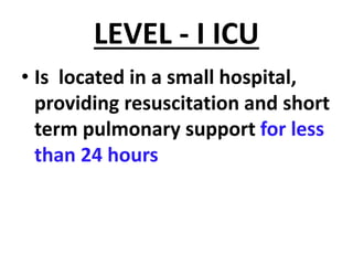 INTRODUCTION TO ICU | PPTX