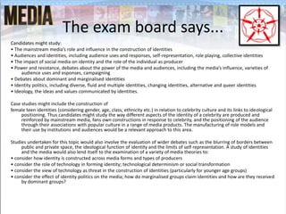 Intro to identity A2 media | PPTX | Technology & Computing