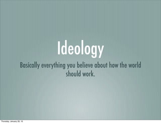 Intro to ideologies Social 30-2 | PDF