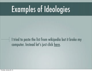 Intro to ideologies Social 30-2 | PDF