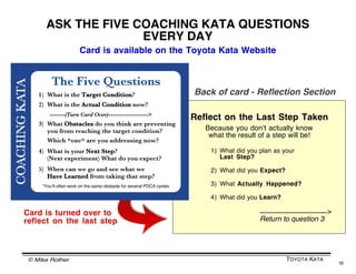 Introduction to the Improvement Kata | PDF