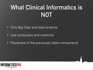 An Introduction to Clinical Informatics | PPT