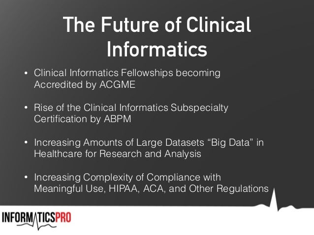 An Introduction to Clinical Informatics