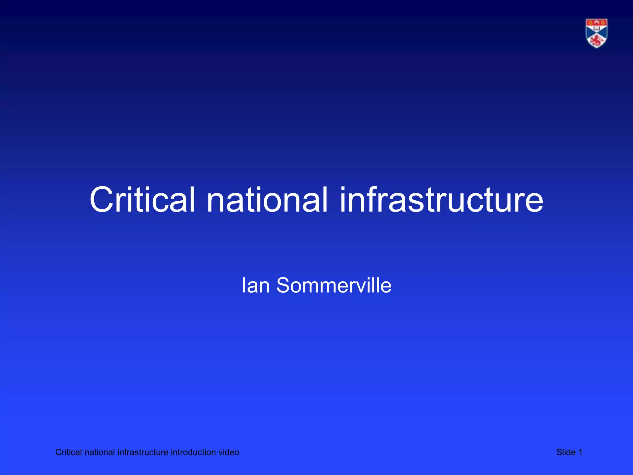 Critical national infrastructure | PPTX