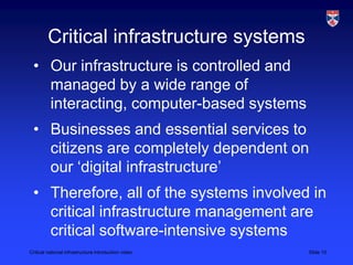 Critical national infrastructure | PPTX