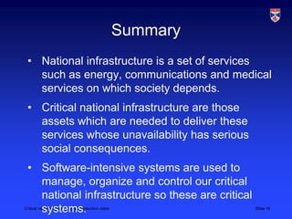 Critical national infrastructure | PPTX