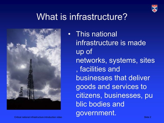 Critical national infrastructure | PPT