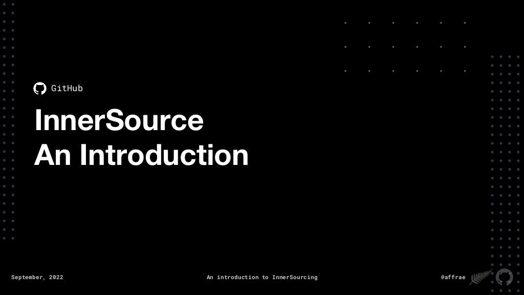Intro to InnerSource | PDF