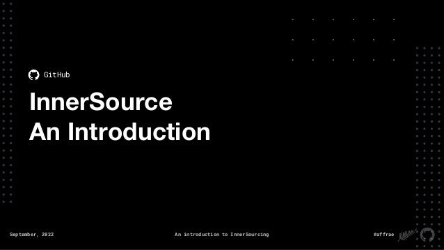 Intro to InnerSource | PPT