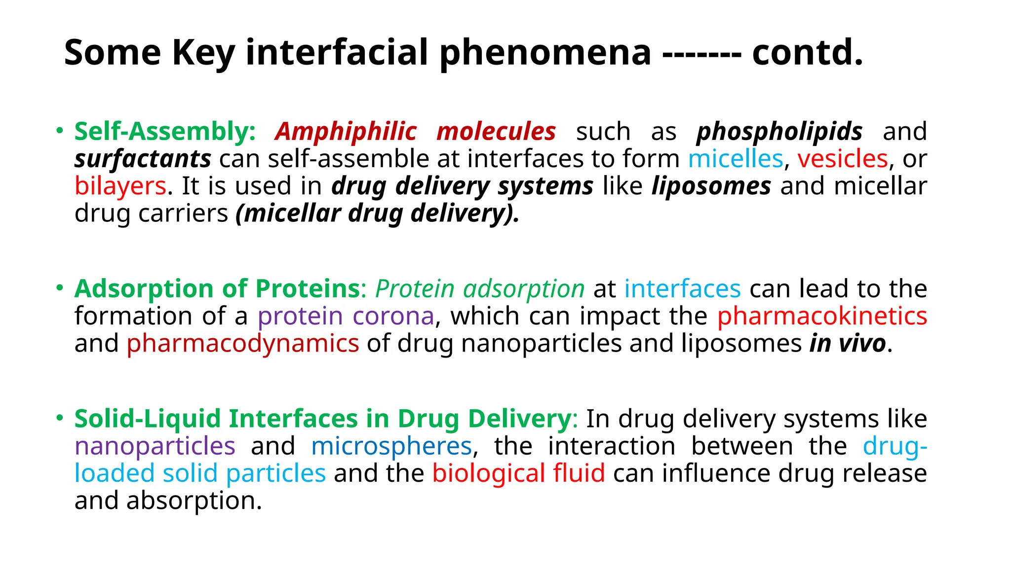 Intro to interfacial phenomenon aspects of Active Pharmaceutical ...