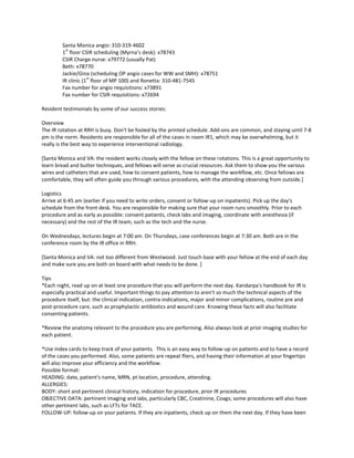 Intro to interventional radiology | PDF | Pharmaceutical Drugs ...