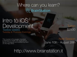 Introduction to iOS development | PPT