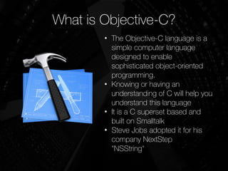 Introduction to iOS development | PPT