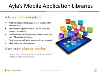 Ayla Networks IoT Platform & Use Cases | PPTX