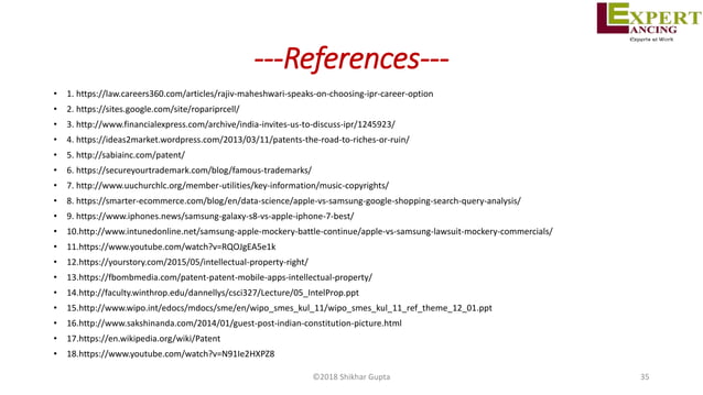 Introduction to IPR | PPTX | Technology & Computing