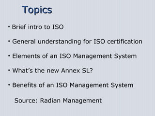 Intro to ISO | PPT