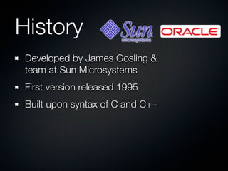 Intro to java | PPT