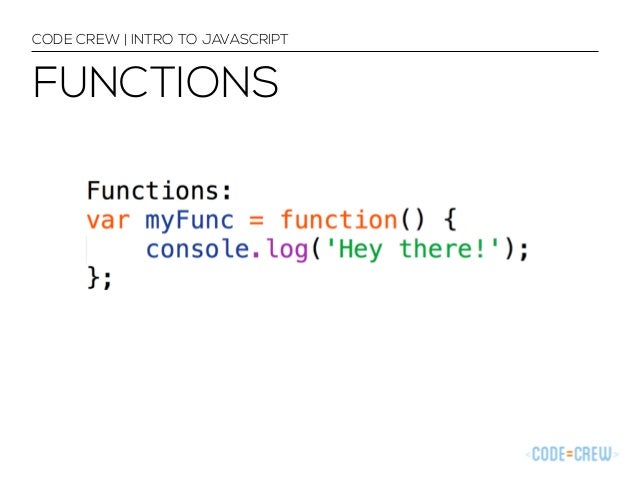 Intro to javascript (4 week)