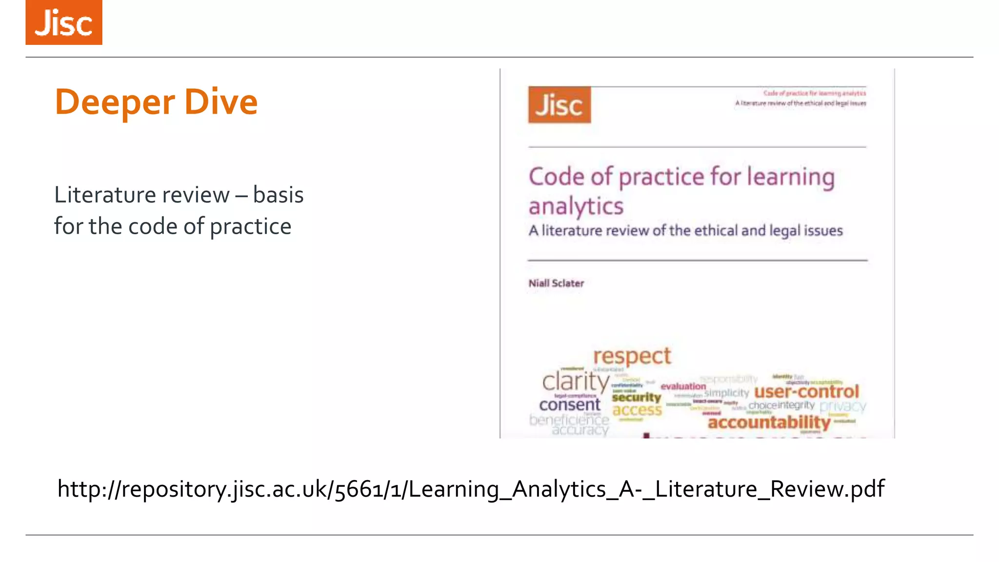 Introduction to Jisc's Learning Analytics project - Sept 2015 | PPT