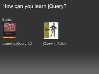 Intro to jQuery | PPT