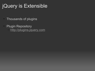 Intro to jQuery | PPT