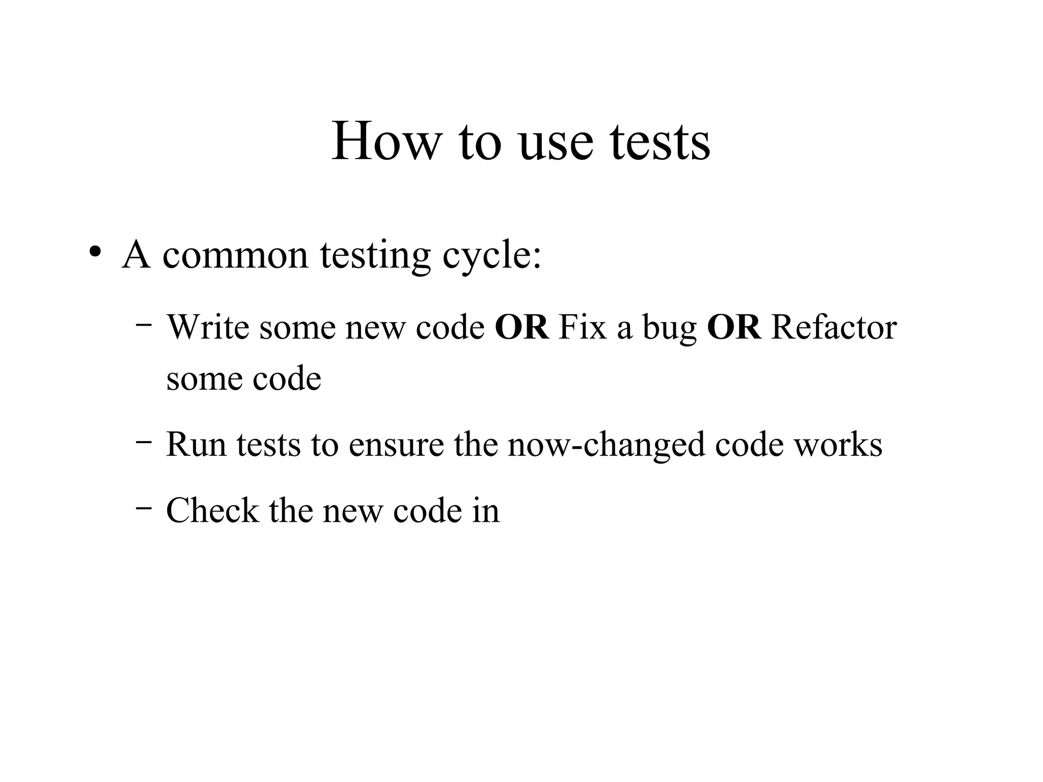 Intro To Junit Ppt