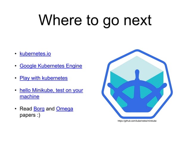 Intro to kubernetes | PPTX | Cloud Computing | Internet