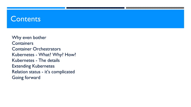 Intro to kubernetes | PPT