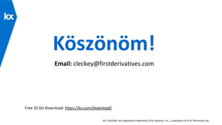 "An Introduction to Kx Technology: A Big Data Solution" Chris Leckey, a ...