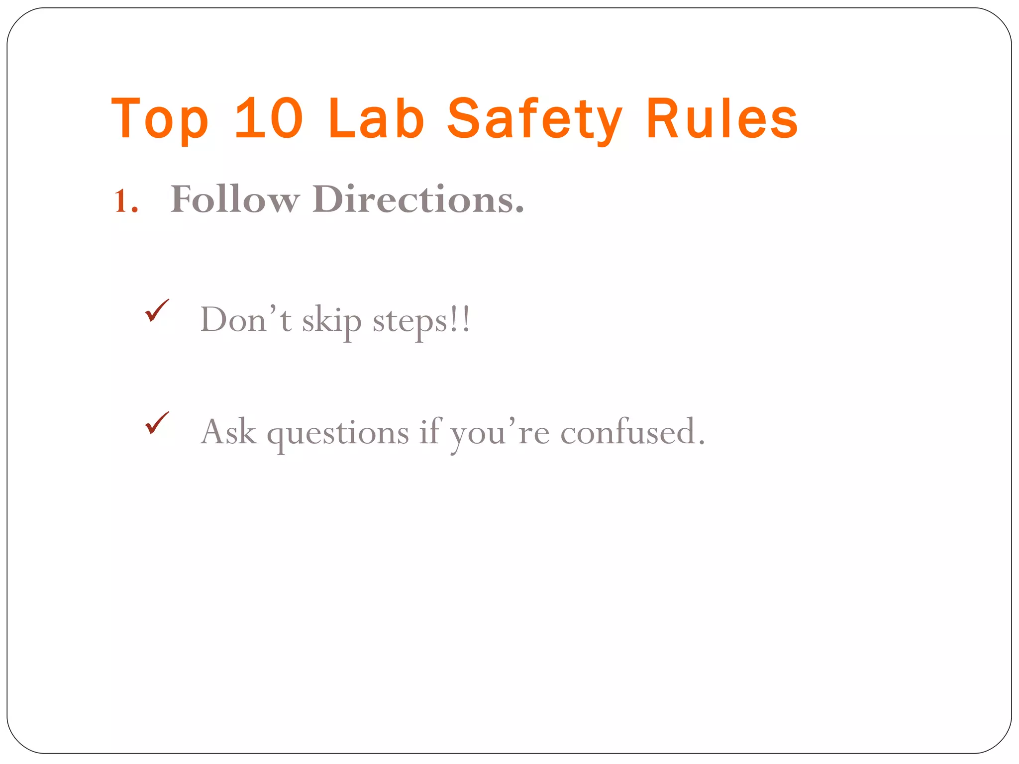 Intro to lab safety | PPT