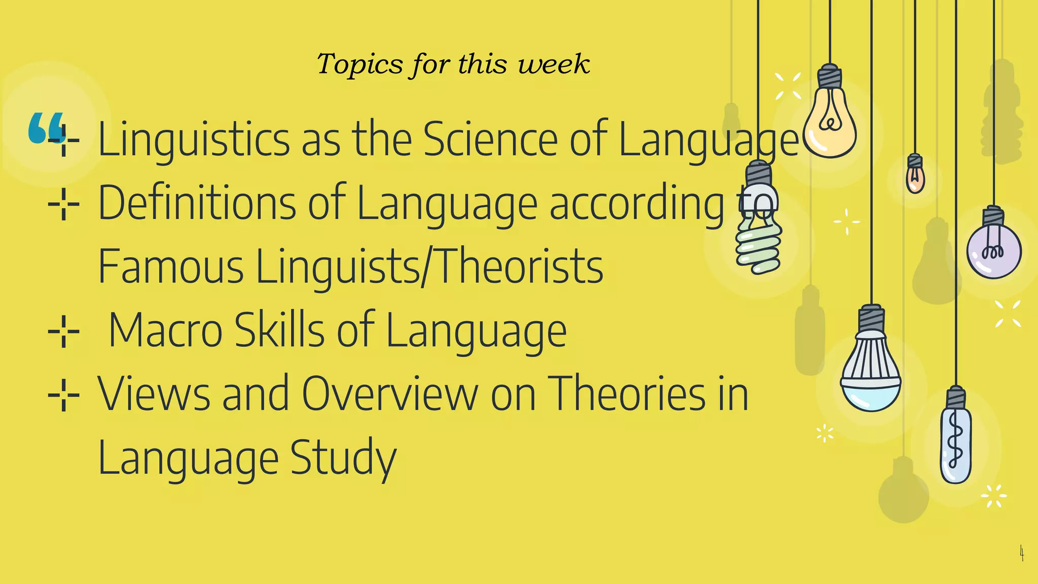 Introduction to Linguistics | PPTX