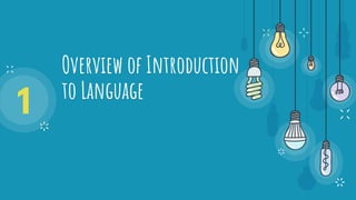 Introduction to Linguistics | PPTX | Science