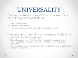 Intro to language | PPT