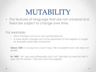 Intro to language | PPT