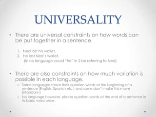 Intro to language | PPT